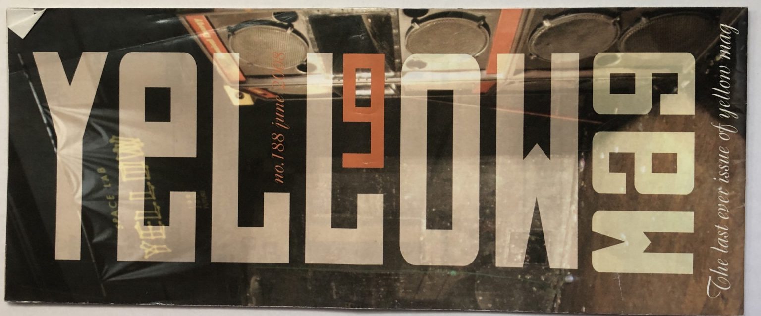 机の引き出しから発掘！伝説のクラブ「YELLOW」最終マンスリースケジュール公開 – sazmism-kyoto